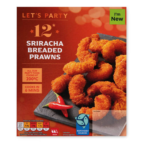 Sriracha Breaded Prawns 12 Pack* | ALDI IE
